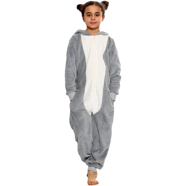 A2Z 4 Kids Girls Boys Bunny Costume Jumpsuits Soft Plush Fleece