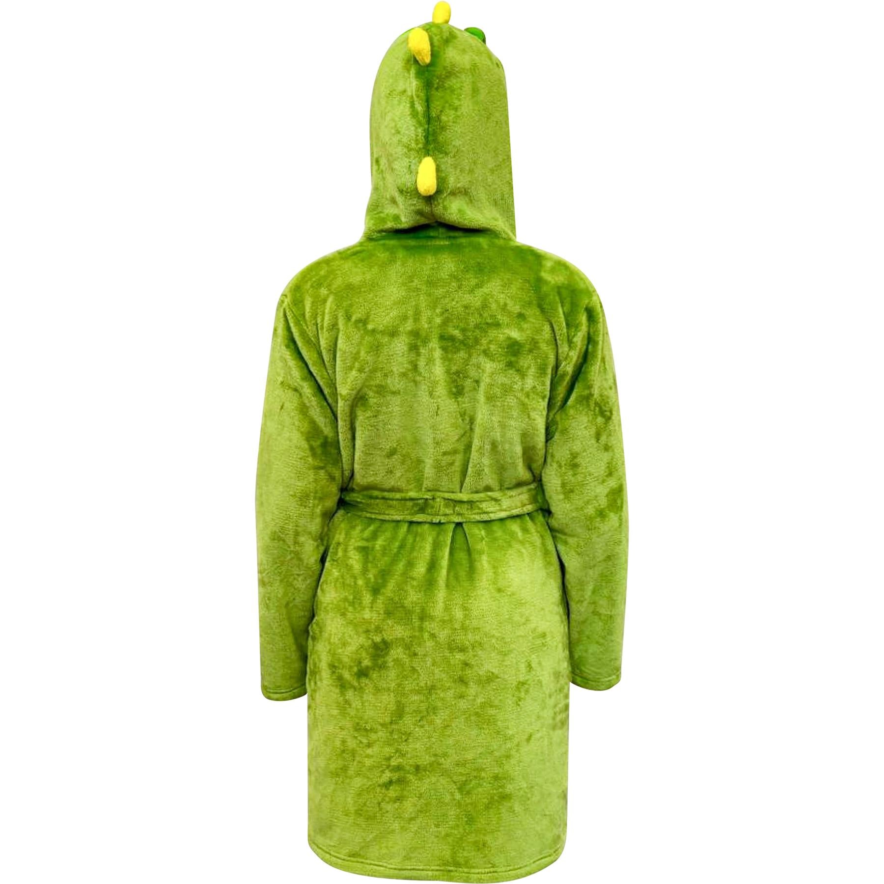 Kids Bathrobe Animal Face Nightgown Kids Crocodile hooded Towel Dressi ...
